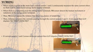 Power Theft Identification and Monitoring using GSM module | PPTX