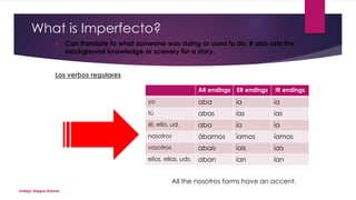 PPT 2.4.8 El imperfecto 2 | PDF
