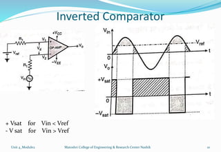 Module2: opamp as ZCD (zero crossing detector) | PPTX