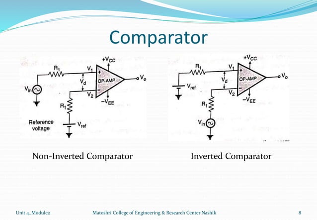 Module2: opamp as ZCD (zero crossing detector) | PPTX