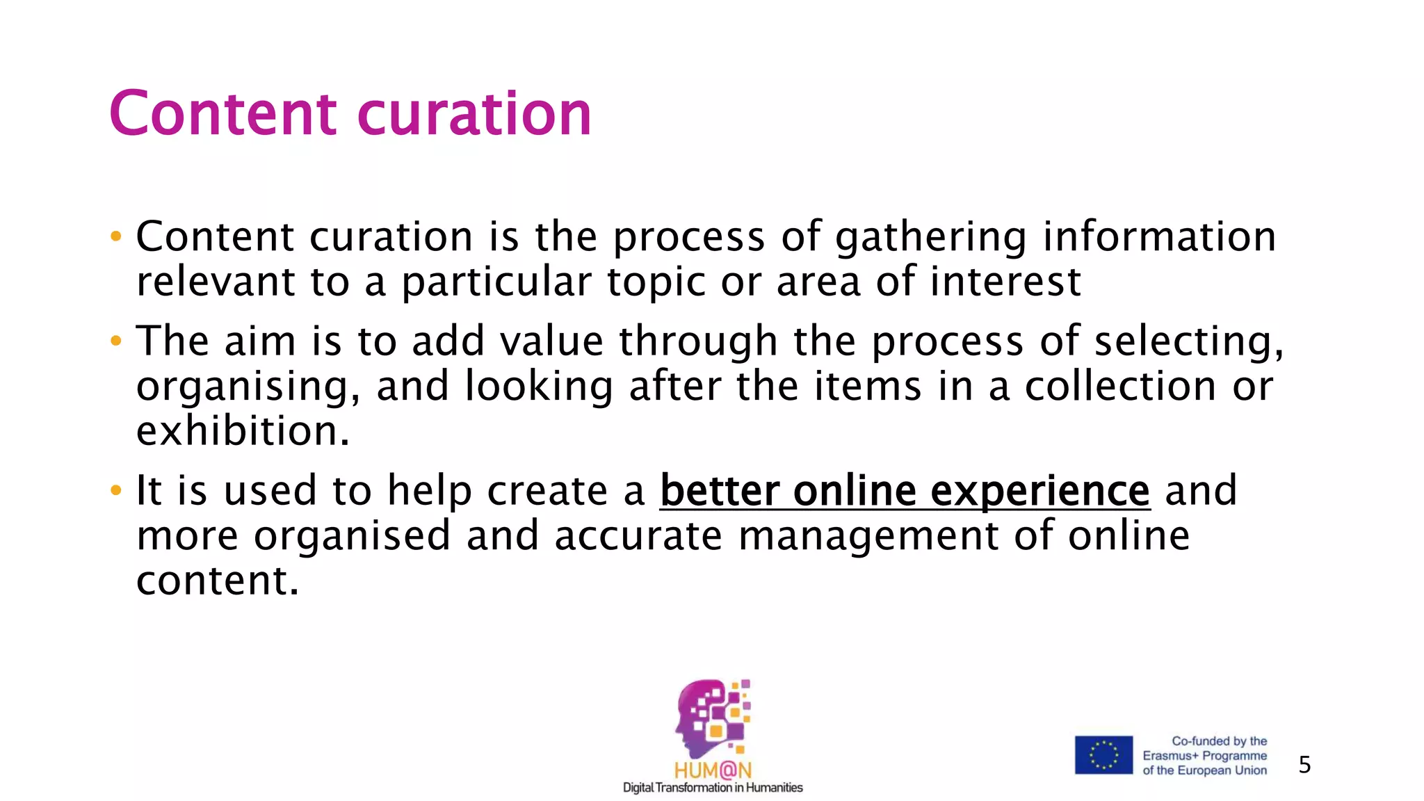Hum@n Project: Digital Storytelling module: Storytelling narratives | PPT