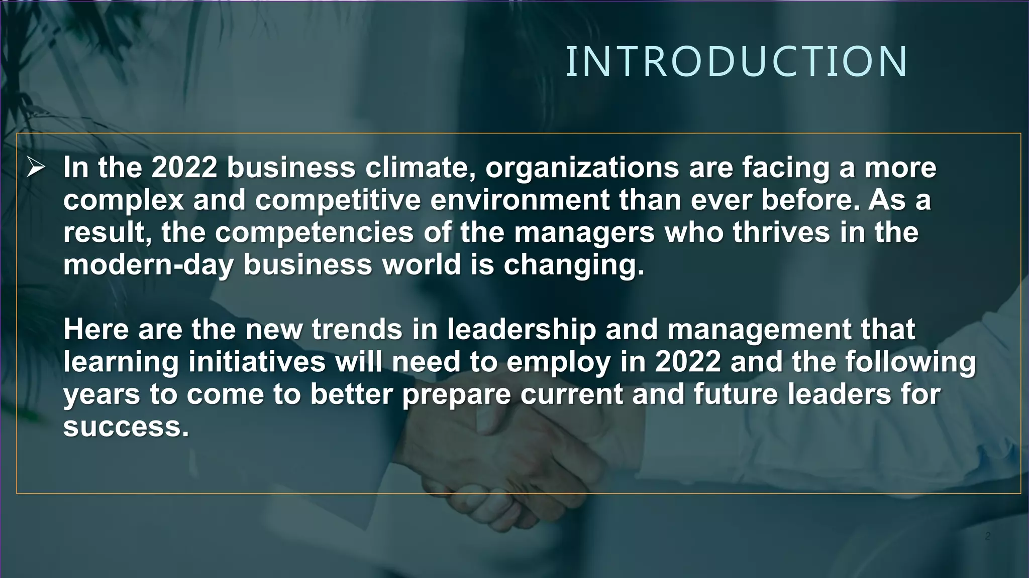 Recent Trends for future managers | PPTX