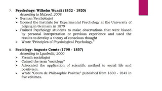 Disciplines of Social Sciences | PPTX