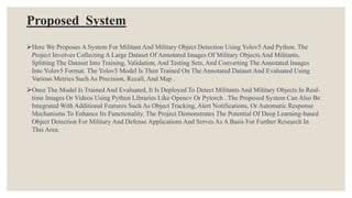 army target detection using machine learning | PPTX
