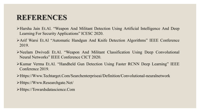 army target detection using machine learning | PPTX