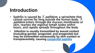 Syphilis | PPT