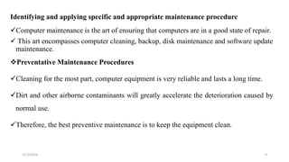 It Maintenance for TVT collage (Horaizone) | PPT