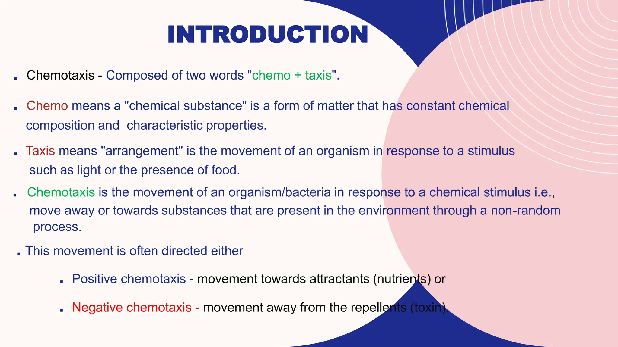 Bacterial chemotaxis and application by md saqlain umar.pptx