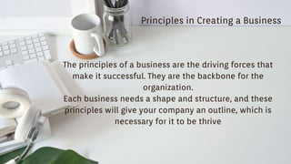 proposal principles, tools and techniques in analyzing a business | PPTX