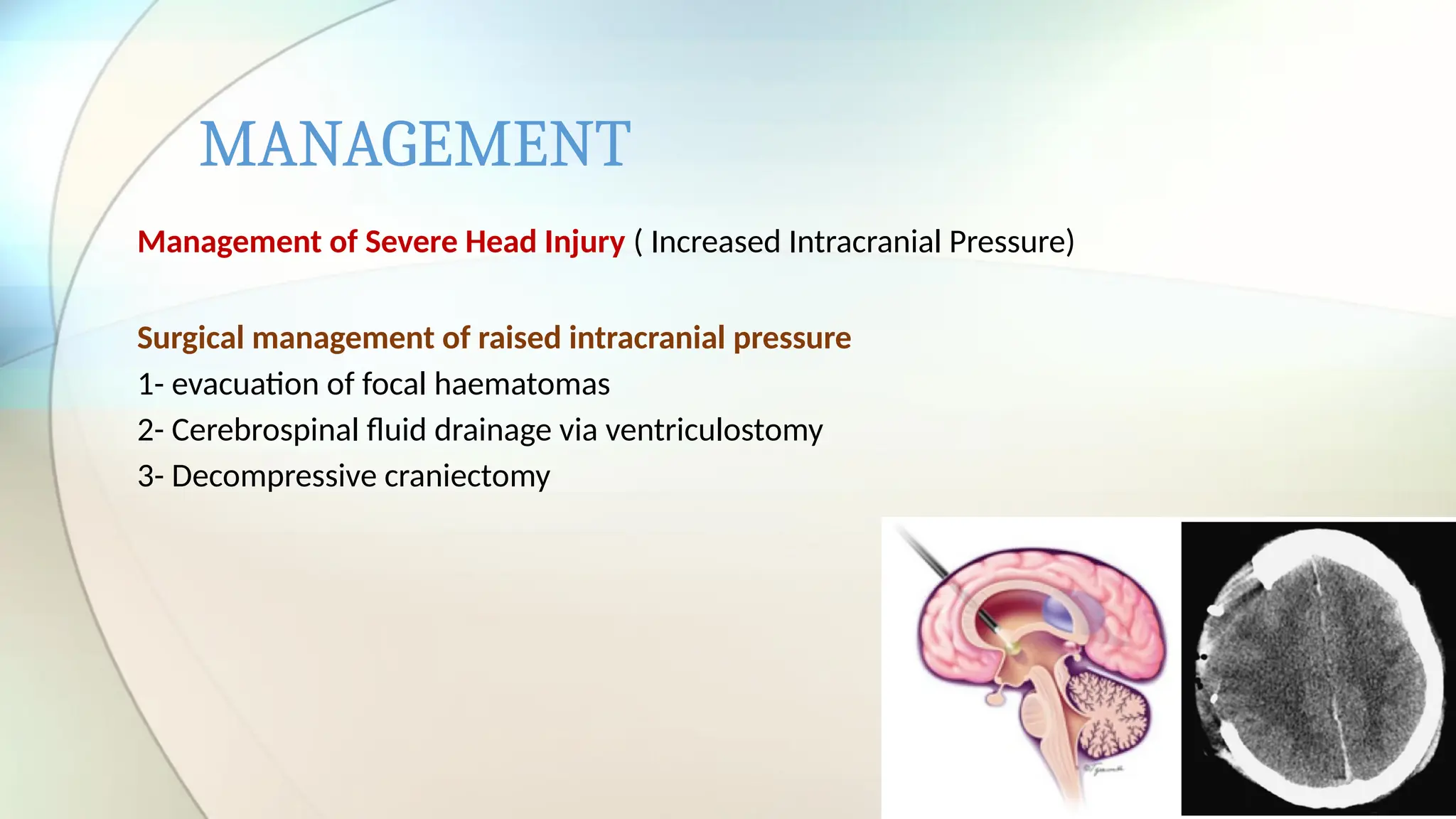 traumatic brain presentation for medical student | PPTX