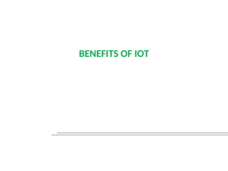 internet of things benefits advantages and disadvantages | PPT