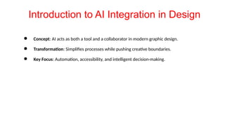 AI in Graphic Design: Opportunities and Challenges | PPTX