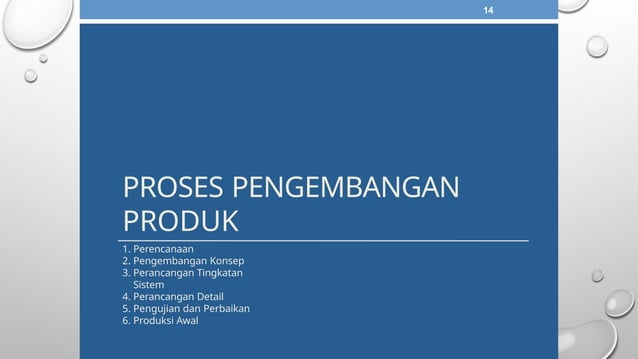 Perancangan dan pengembangan produk presentasi 2 | PPTX