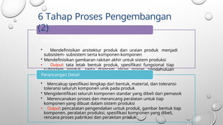Perancangan dan pengembangan produk presentasi 2 | PPT