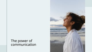 Power of Communication PowerPoint Template | PPT