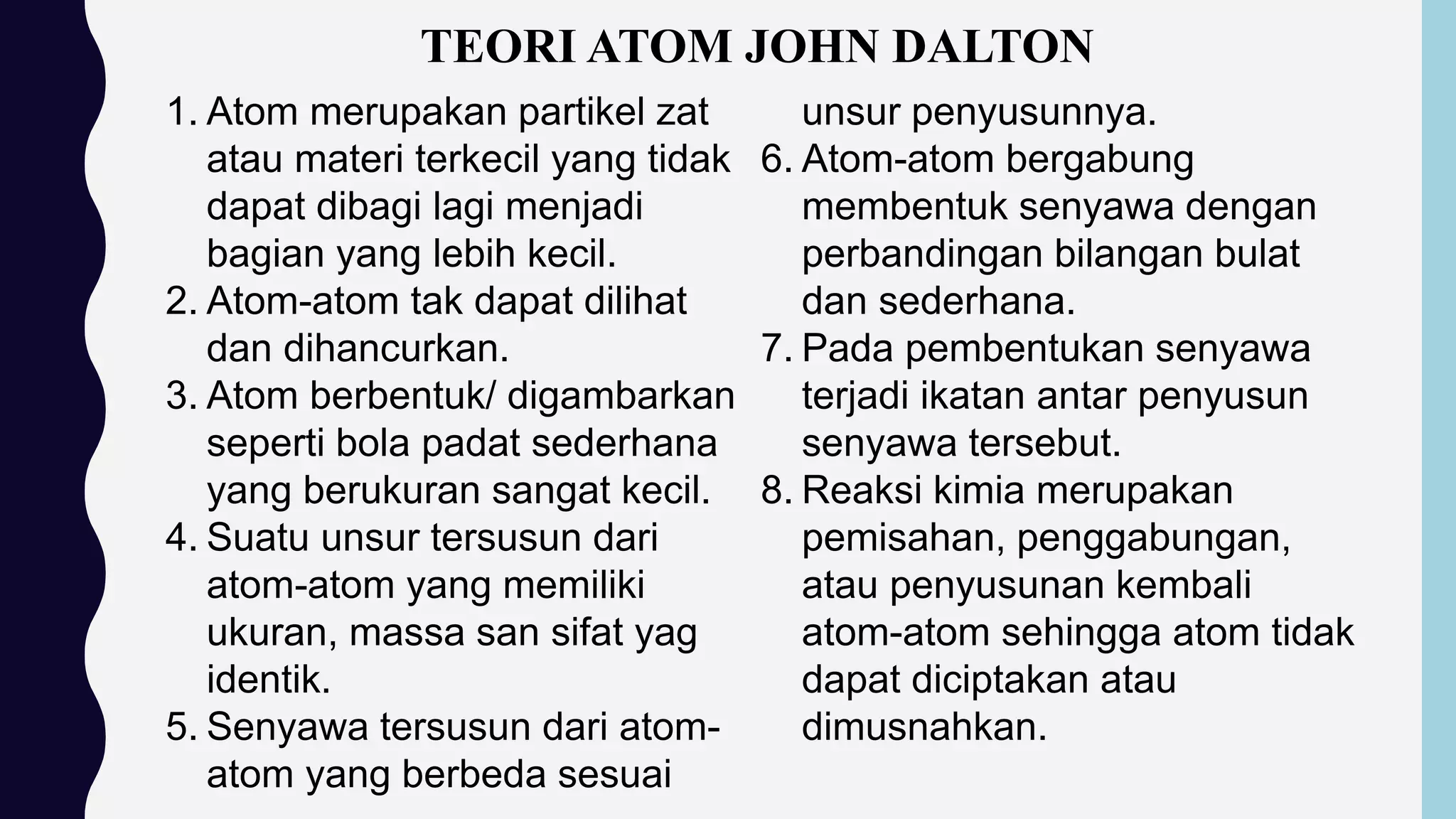 Perkembangan Teori Model Atom | PPTX