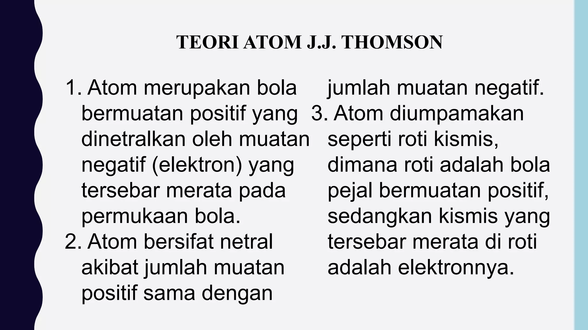 Perkembangan Teori Model Atom | PPTX