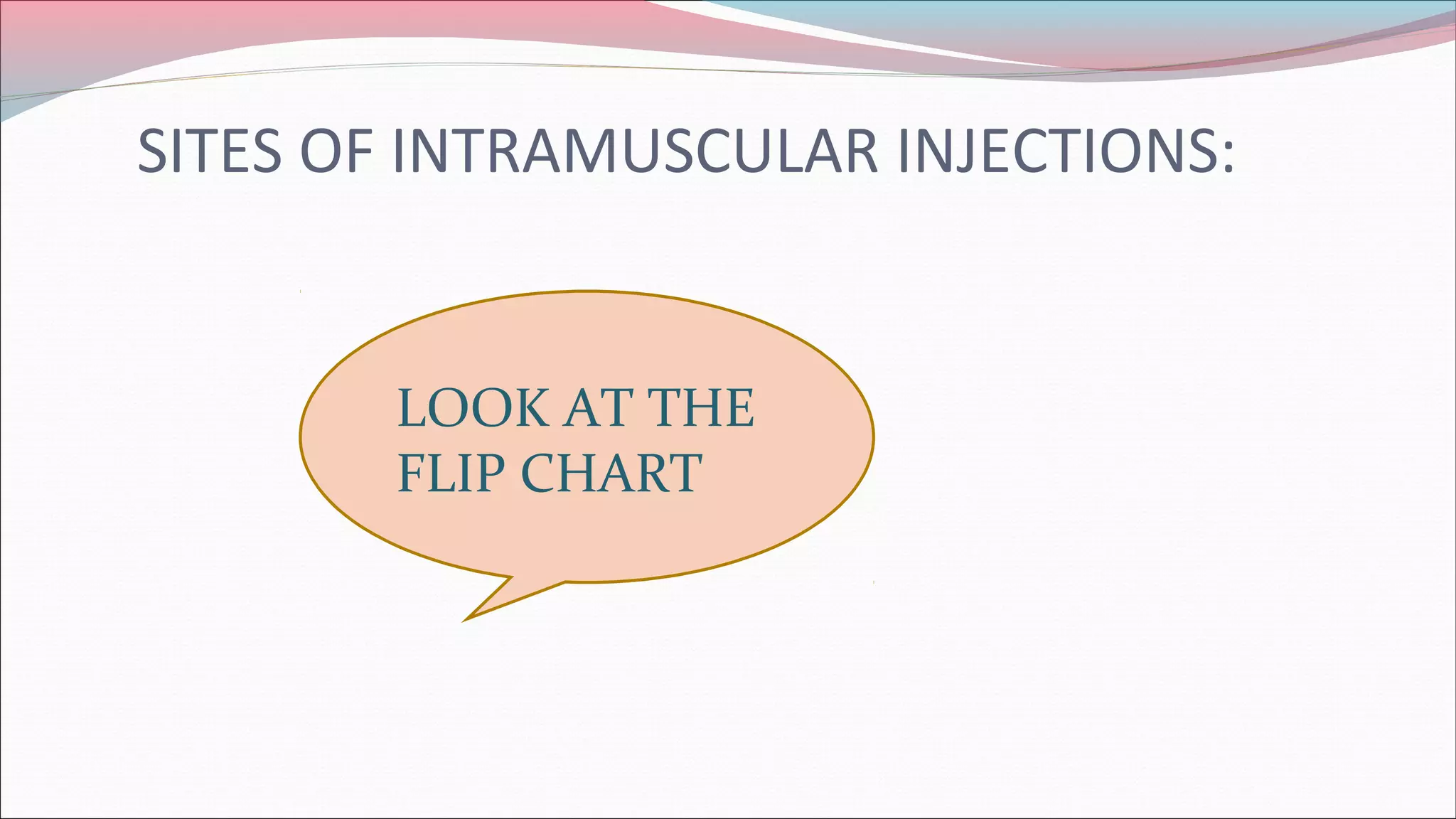 INTRAMUSCULAR INJECTION | PPT