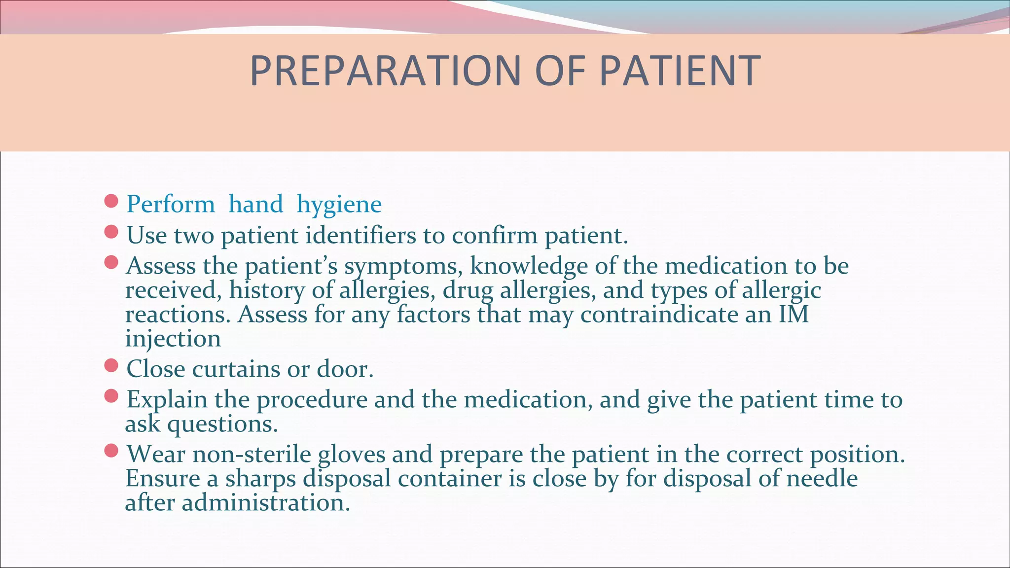 INTRAMUSCULAR INJECTION | PPT