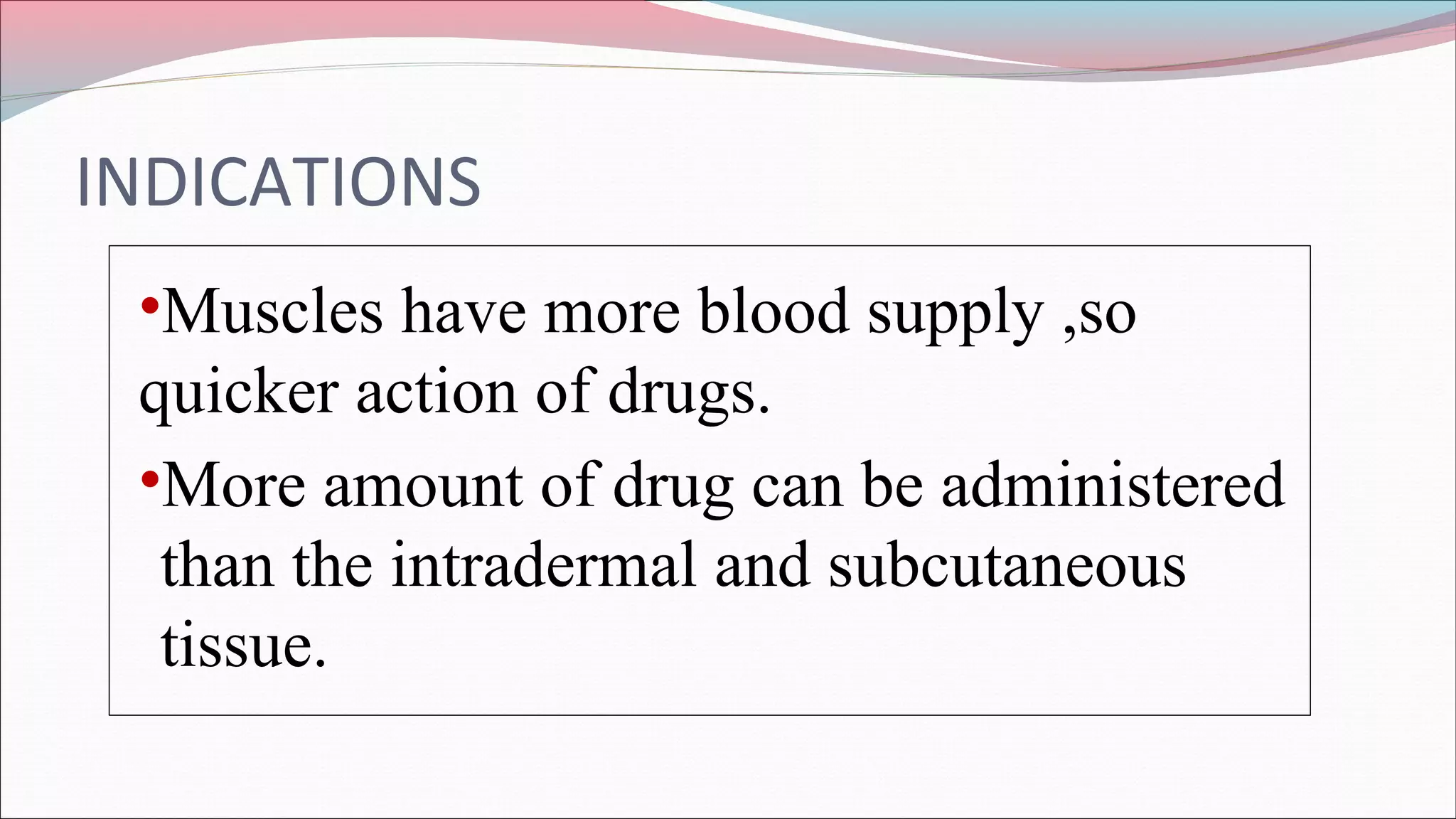 INTRAMUSCULAR INJECTION | PPT