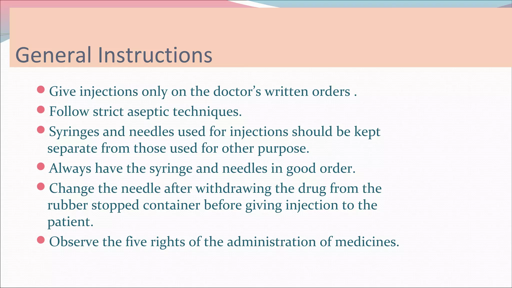 INTRAMUSCULAR INJECTION | PPT