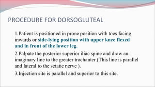 INTRAMUSCULAR INJECTION | PPT