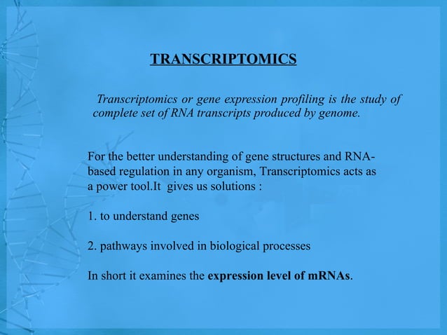 PROKARYOTIC TRANSCRIPTOMICS AND METAGENOMICS | PPT | Biotech and ...