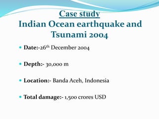 Earthquake and tsunami | PDF
