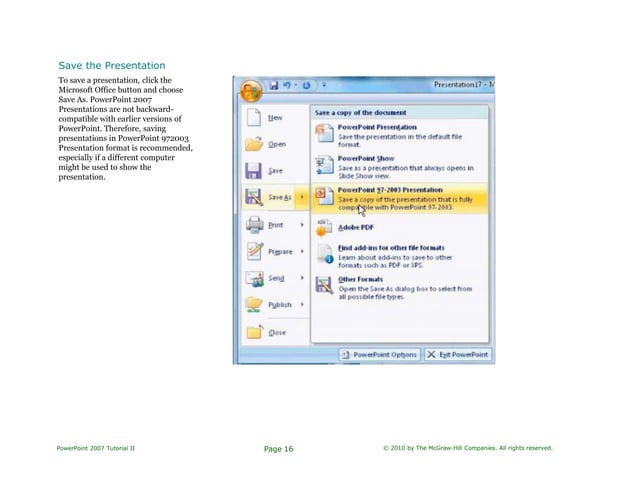 Ppt 2007 tutorial complete | PPTX | Desktop Publishing | Computer ...