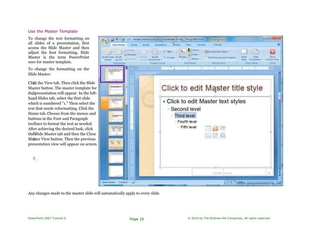 Ppt 2007 tutorial complete | PPTX | Desktop Publishing | Computer ...