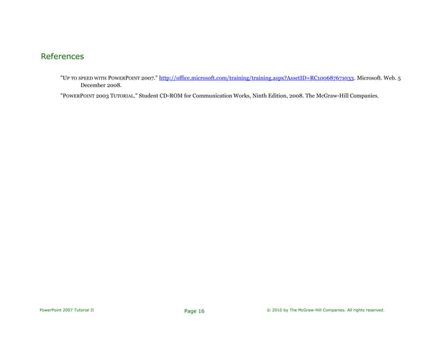 Ppt 2007 tutorial complete | PPTX | Desktop Publishing | Computer ...