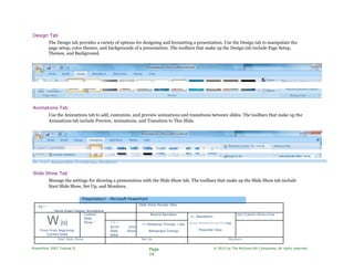 Ppt 2007 tutorial complete | PPTX