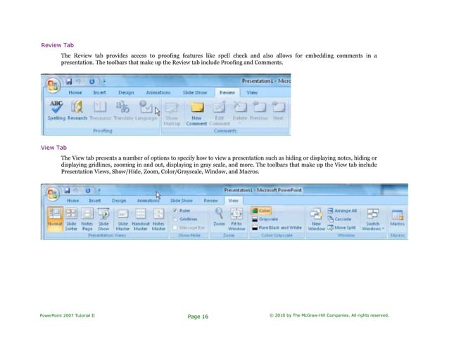 Ppt 2007 tutorial complete | PPTX | Desktop Publishing | Computer Software and Applications