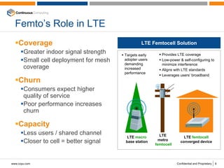 LTE Femtocell Roadmap- From Concept to Reality | PPT