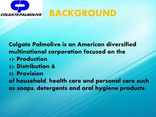 Colgate-Palmolive Company: The Precision Toothbrush | PPTX