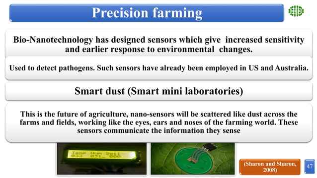 Nanotechnology and its Applications in Agriculture | PPTX