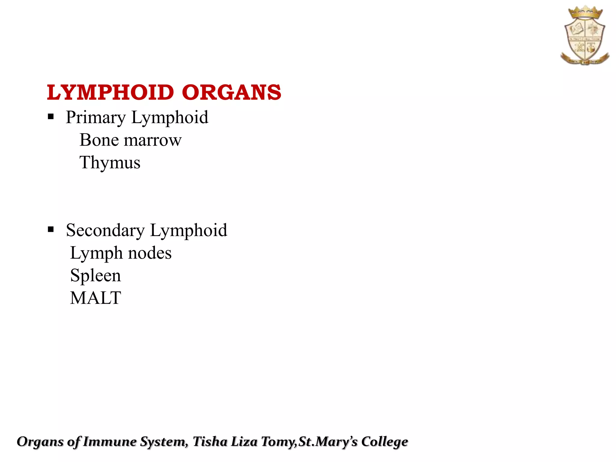 Biotechnology:Organs Of Immune System | PPTX