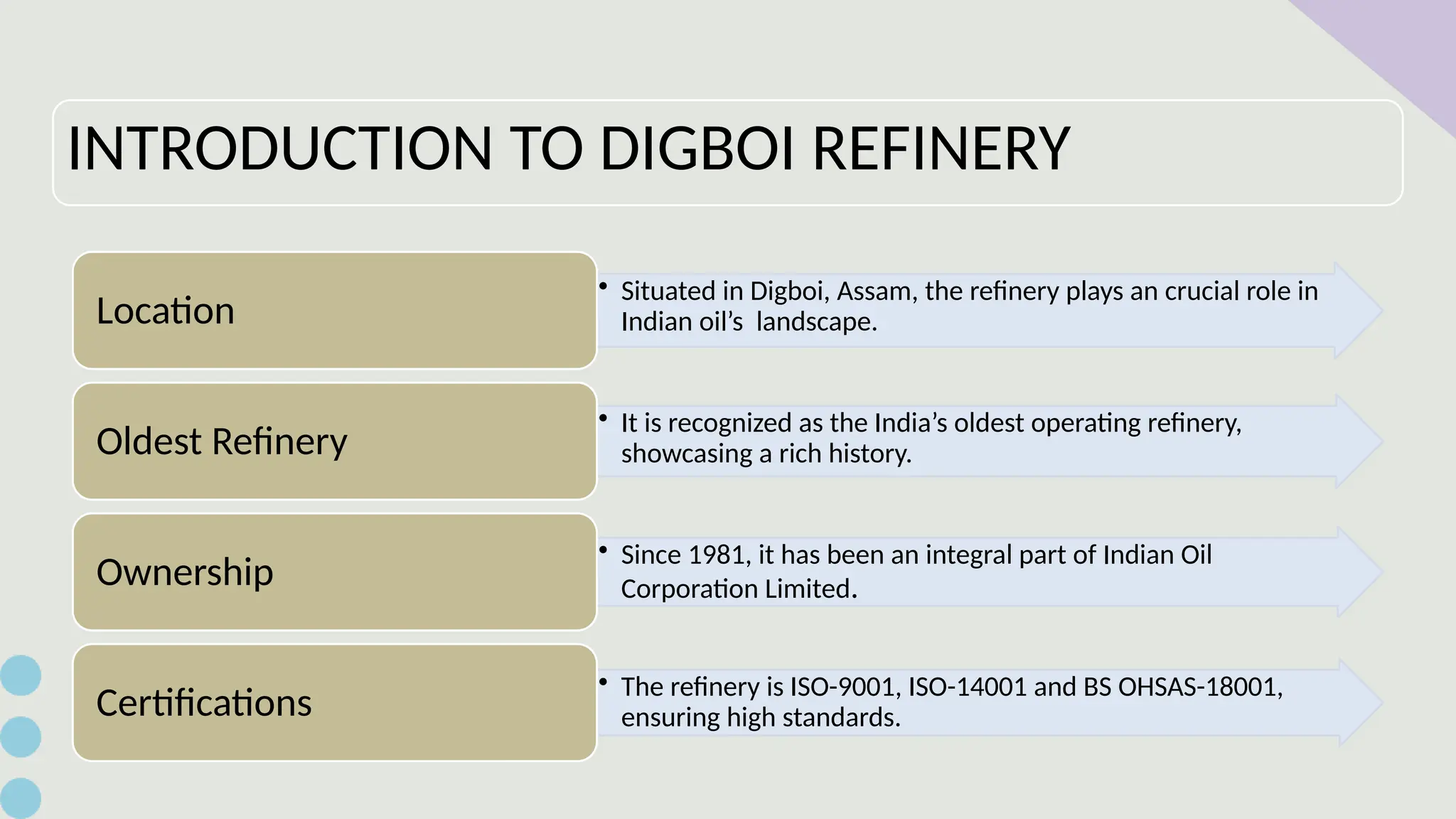 PPT on Digboi IOCL (Indian Oil and Corporations limited) | PPTX