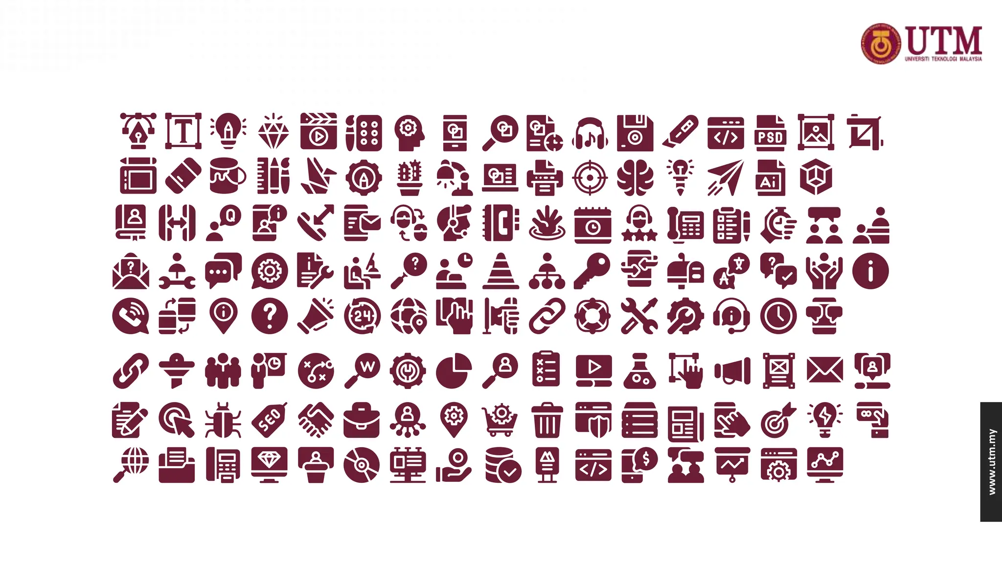 UTM University Template for Presentation | PPTX