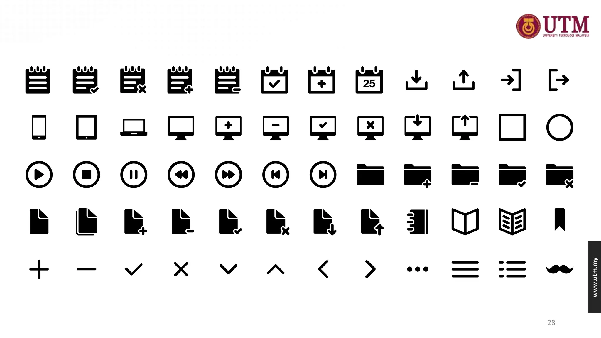 UTM University Template for Presentation | PPTX
