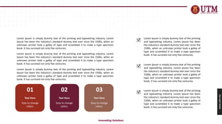 UTM University Template for Presentation | PPTX