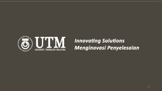 UTM University Template for Presentation | PPTX