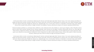 UTM University Template for Presentation | PPTX