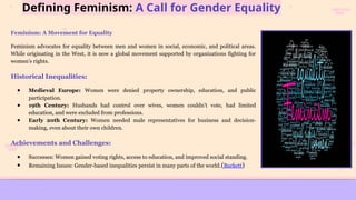"The Feminist Waves and the Journey Toward Equality" | PPT