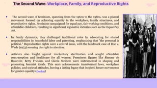 "The Feminist Waves and the Journey Toward Equality" | PPT