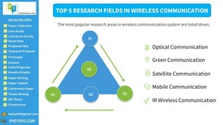 Wireless Communication Projects | PPTX