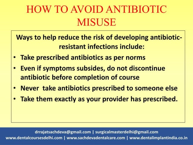 Misuse of Antibiotic | Antibiotics helpful or harmful ? | PPTX