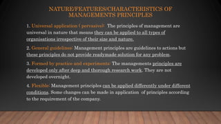 Principles of Management | PPTX