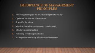 Principles of Management | PPTX