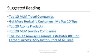 The Asset Value of Your MLM Business | PPTX